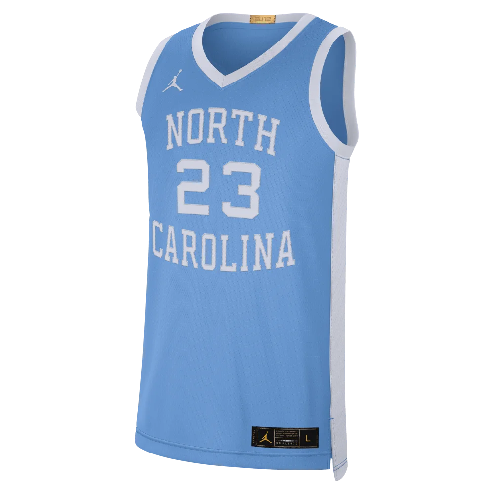 Shop Mens UNC Michael Jordan Retro Road Limited Replica Jersey Online ...